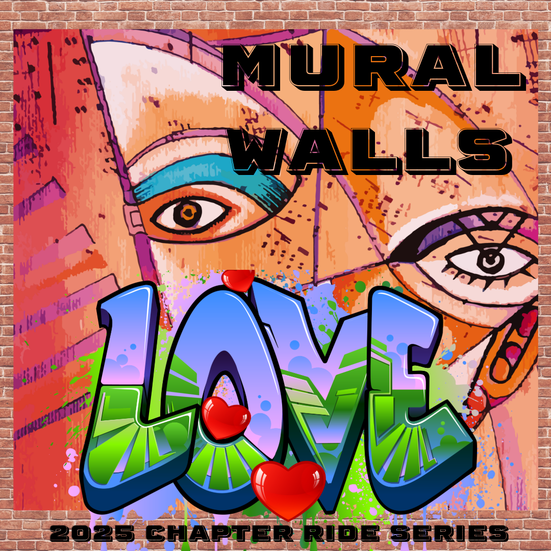 2025 Chapter Ride Series Theme - "The New American Graffiti, Mural ...