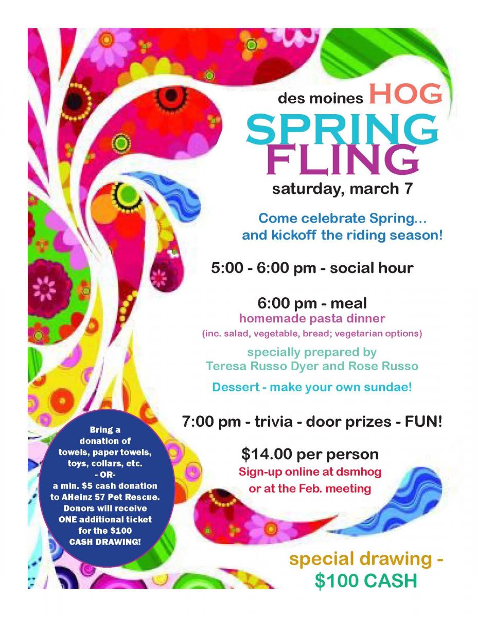 Spring Fling Party | Des Moines Iowa Chapter #2253 | Des Moines Iowa ...