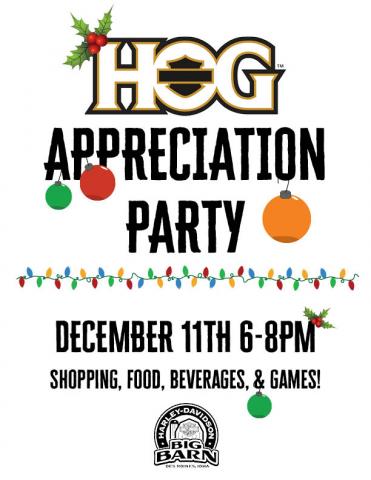 HOG Appreciation Party | Des Moines Iowa Chapter #2253 | Des Moines ...