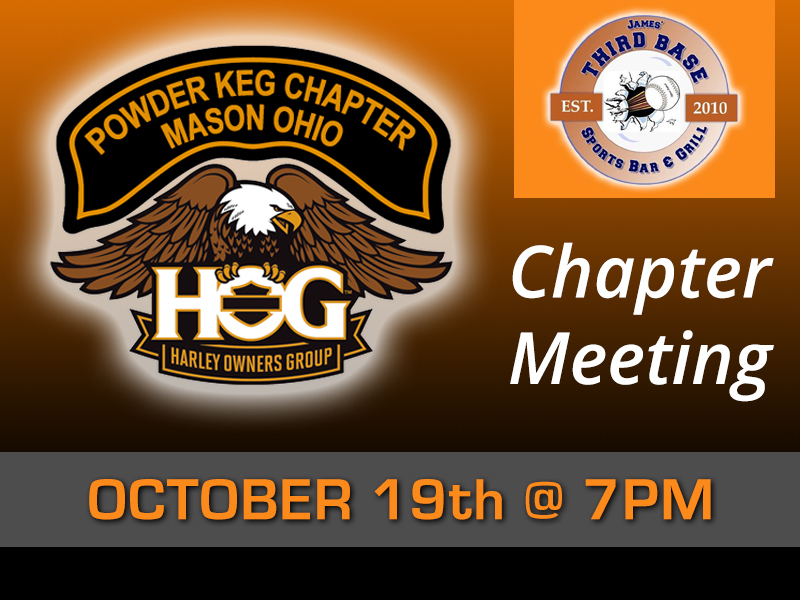 October Chapter Meeting | Powder Keg Chapter #5114 | Mason Ohio | H.O.G.